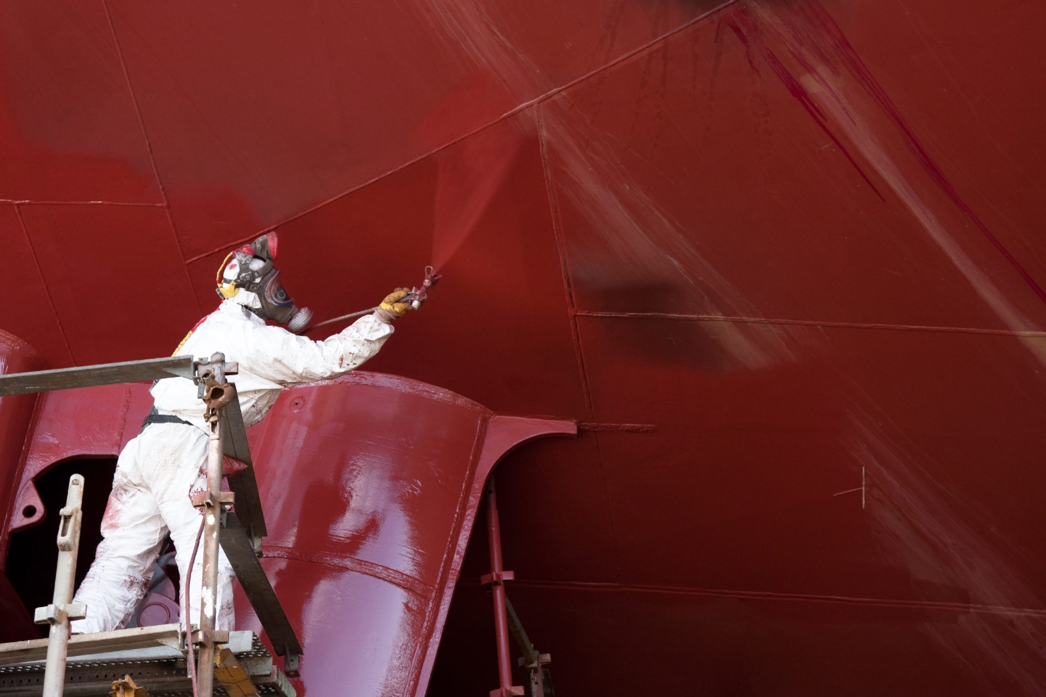Working Aloft Accommodation And Hull Painting Shinpo Engineering